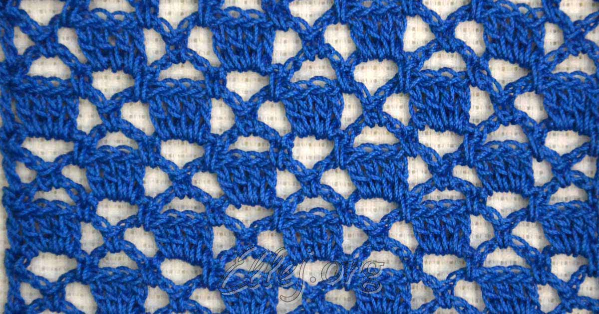Openwork crochet stitch 004 • Crochet Tutorials, Instructions and Patterns