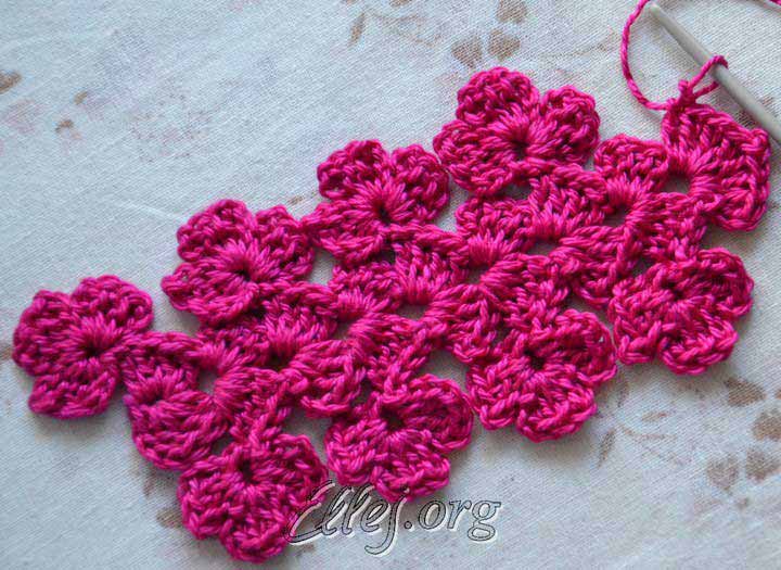 Crocheted Flower Lace/Edging • Crochet Tutorials, Instructions and ...